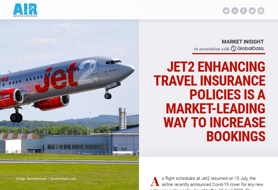 Jet2 enhancing travel insurance policies is a market-leading way to ...